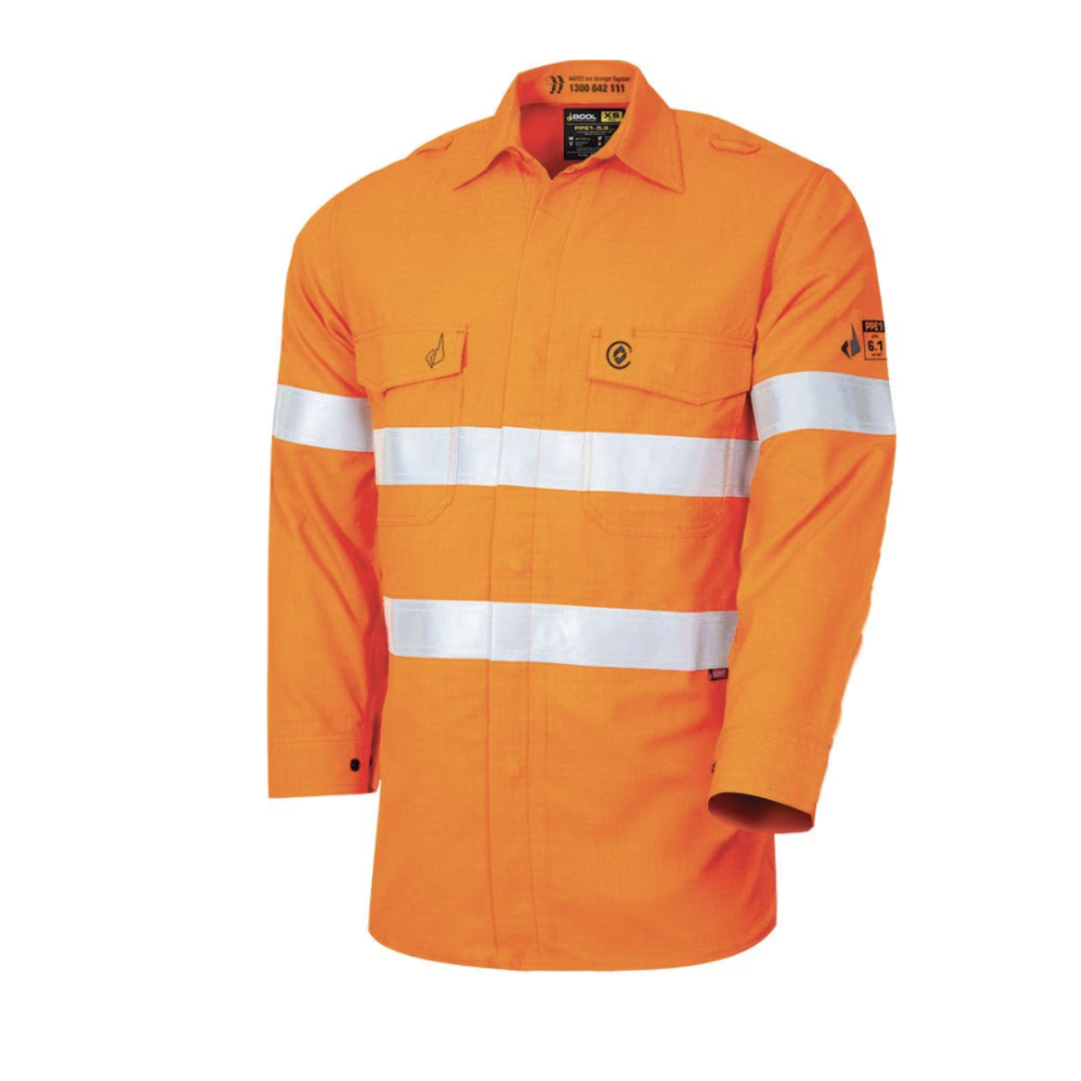 BOOL - Lightweight PPE1 FR Shirt with Loxy FR Reflective Tape - BW1500 – WADDI