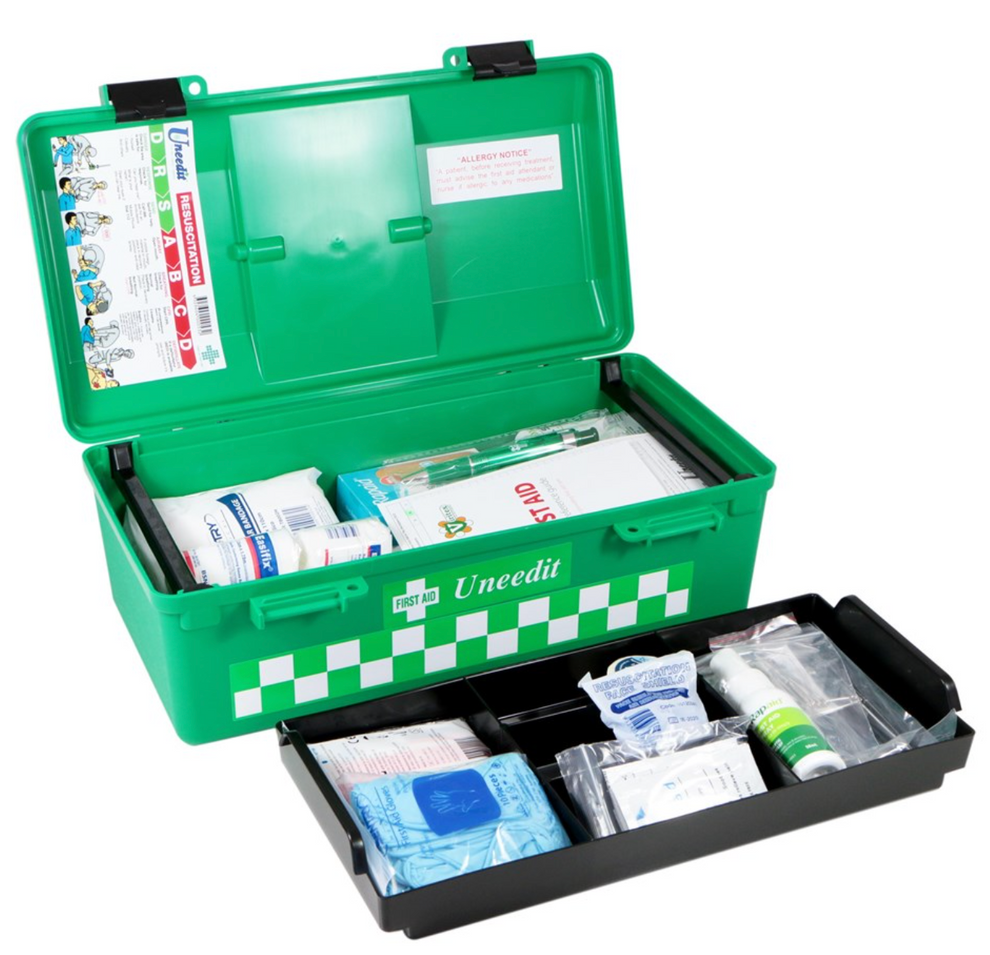 Workplace First Aid Kit Standard Portable Uneedit Supplies – WADDI